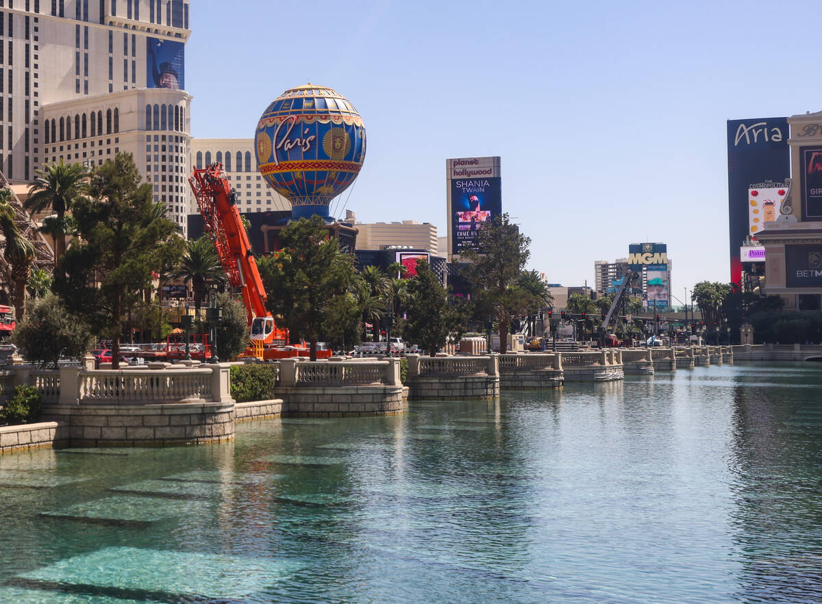 Bellagio’s trees are getting moved during Las Vegas Grand Prix ...