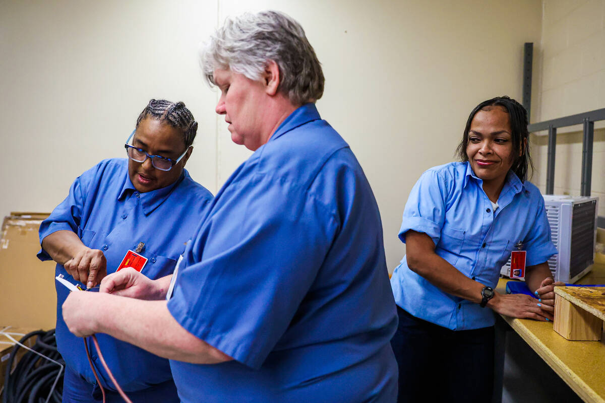Inmates at Nevada women’s prison embrace job-training program | Local ...