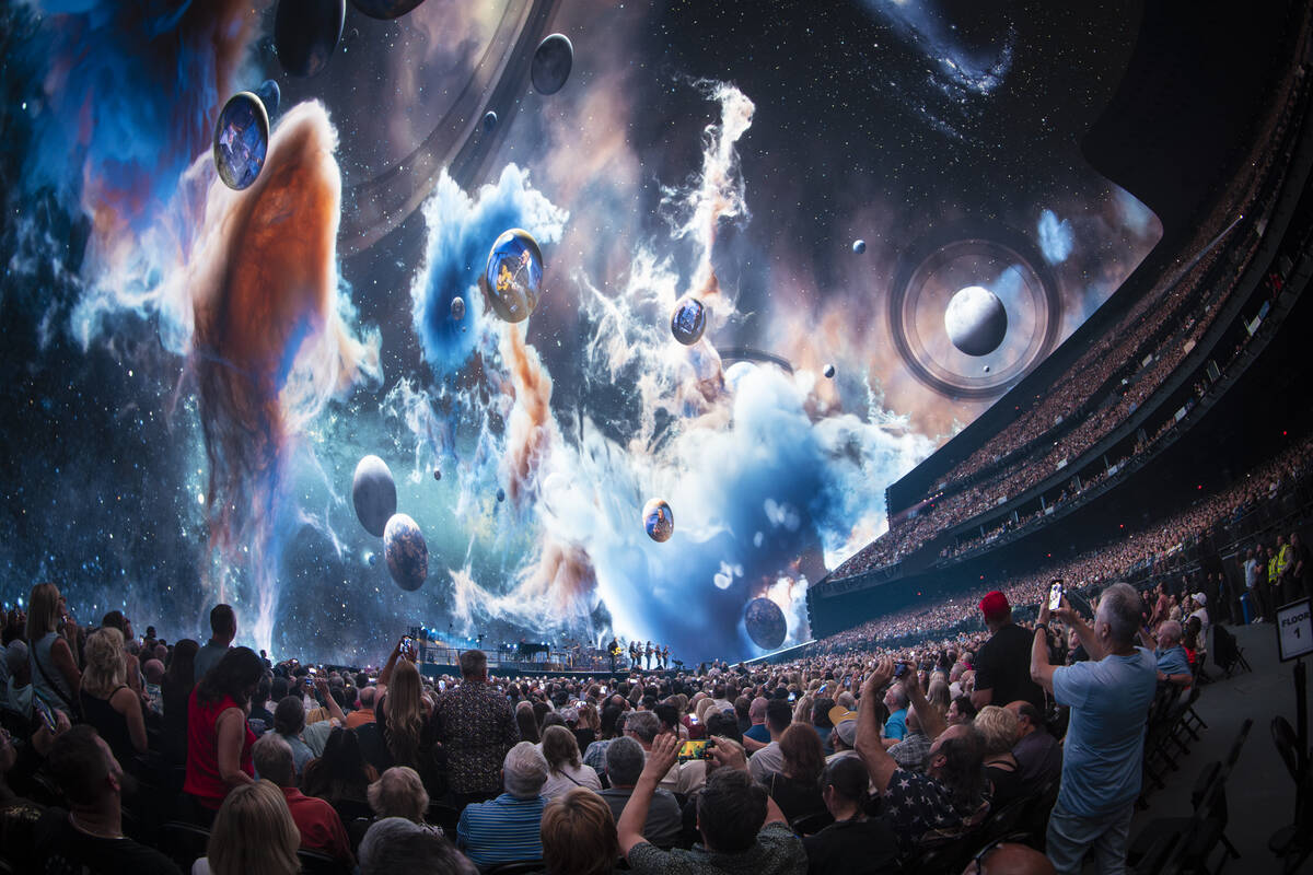 Eagles roll with the hits in Las Vegas Sphere debut — PHOTOS | Kats ...