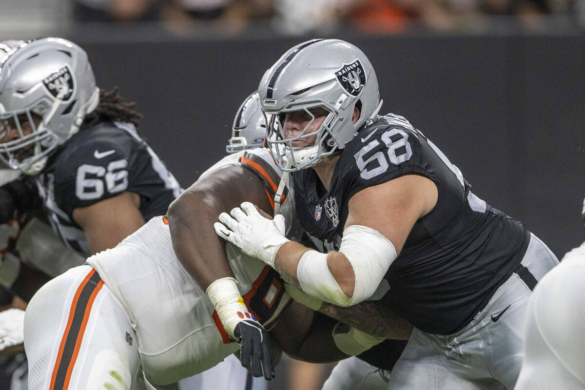 Raiders rookie Jackson Powers-Johnson adjusting to NFL life | Raiders ...