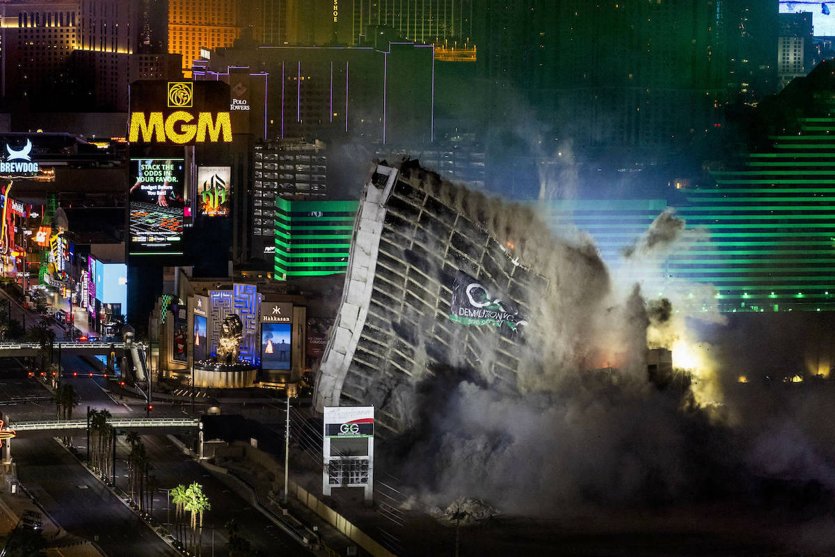 Watch the Tropicana implosion on the Las Vegas Strip — VIDEO | The Strip | Local