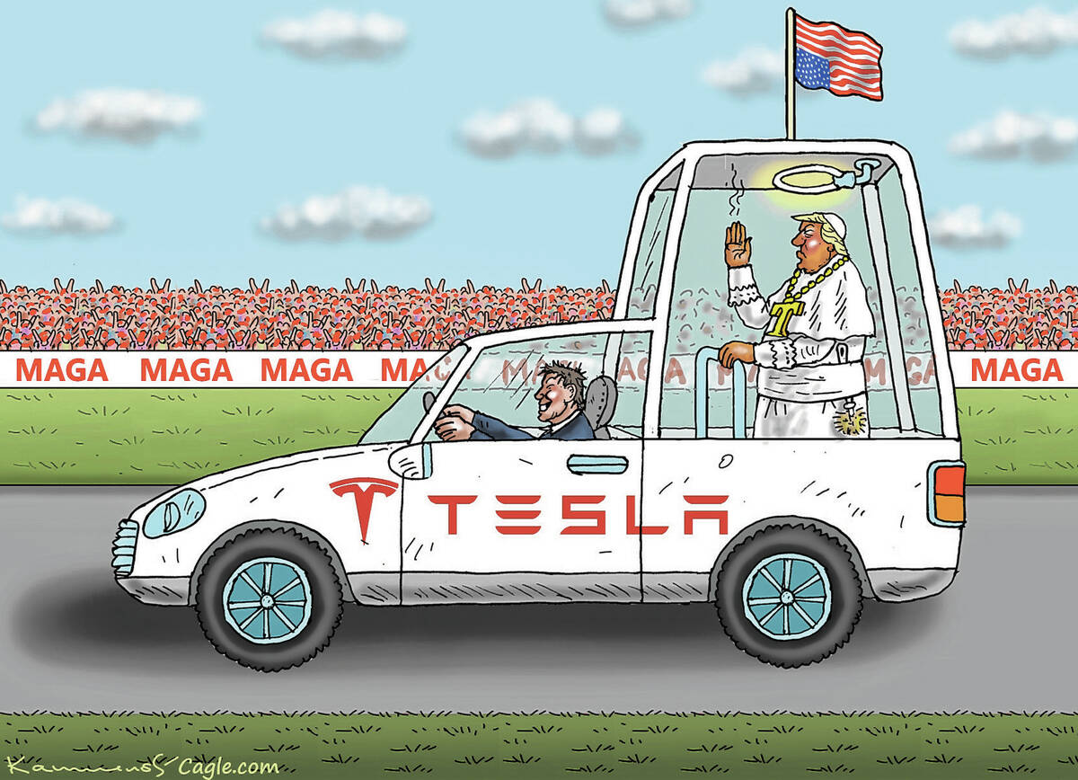 Musk unveils a new Tesla | CARTOONS | Drawing Board | Opinion