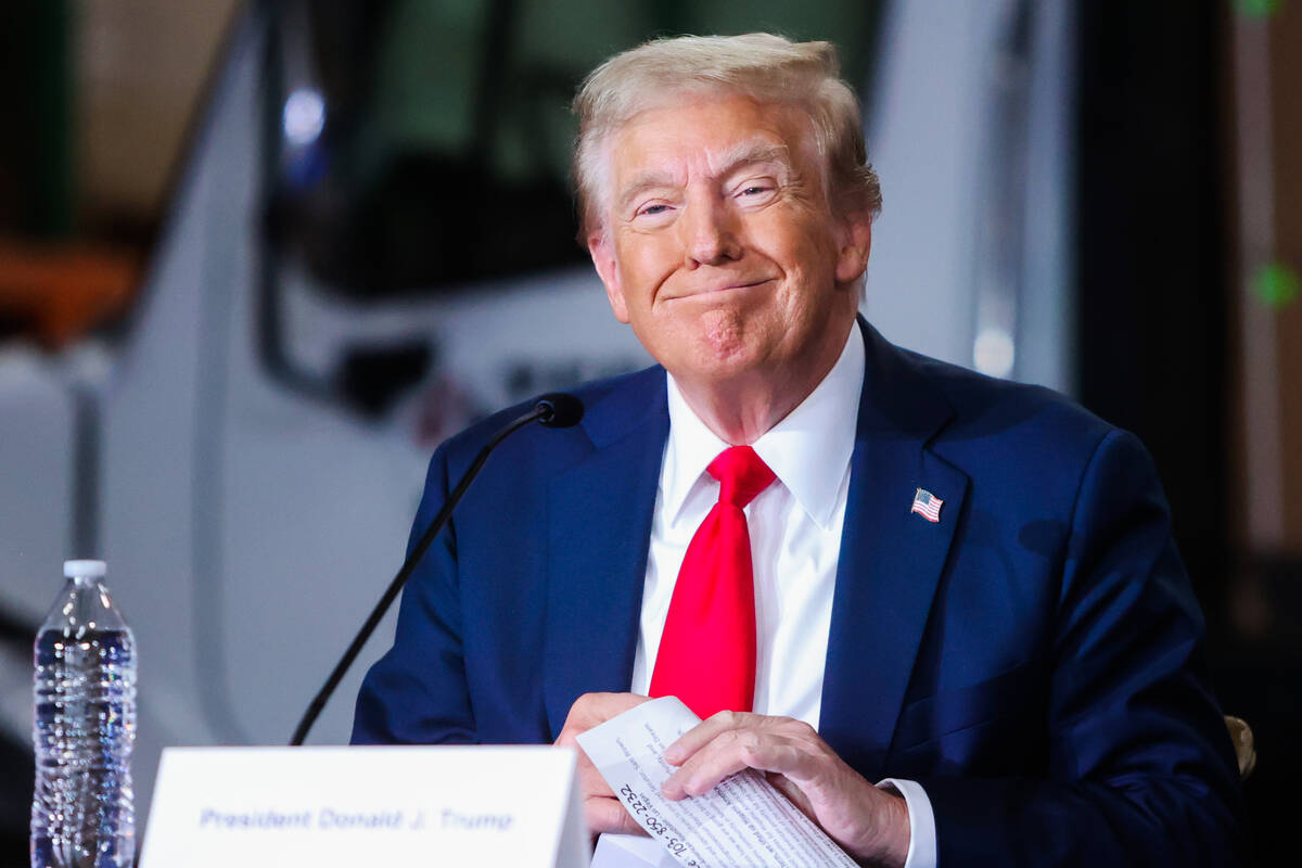 Donald Trump participates in roundtable in North Las Vegas | Nevada ...