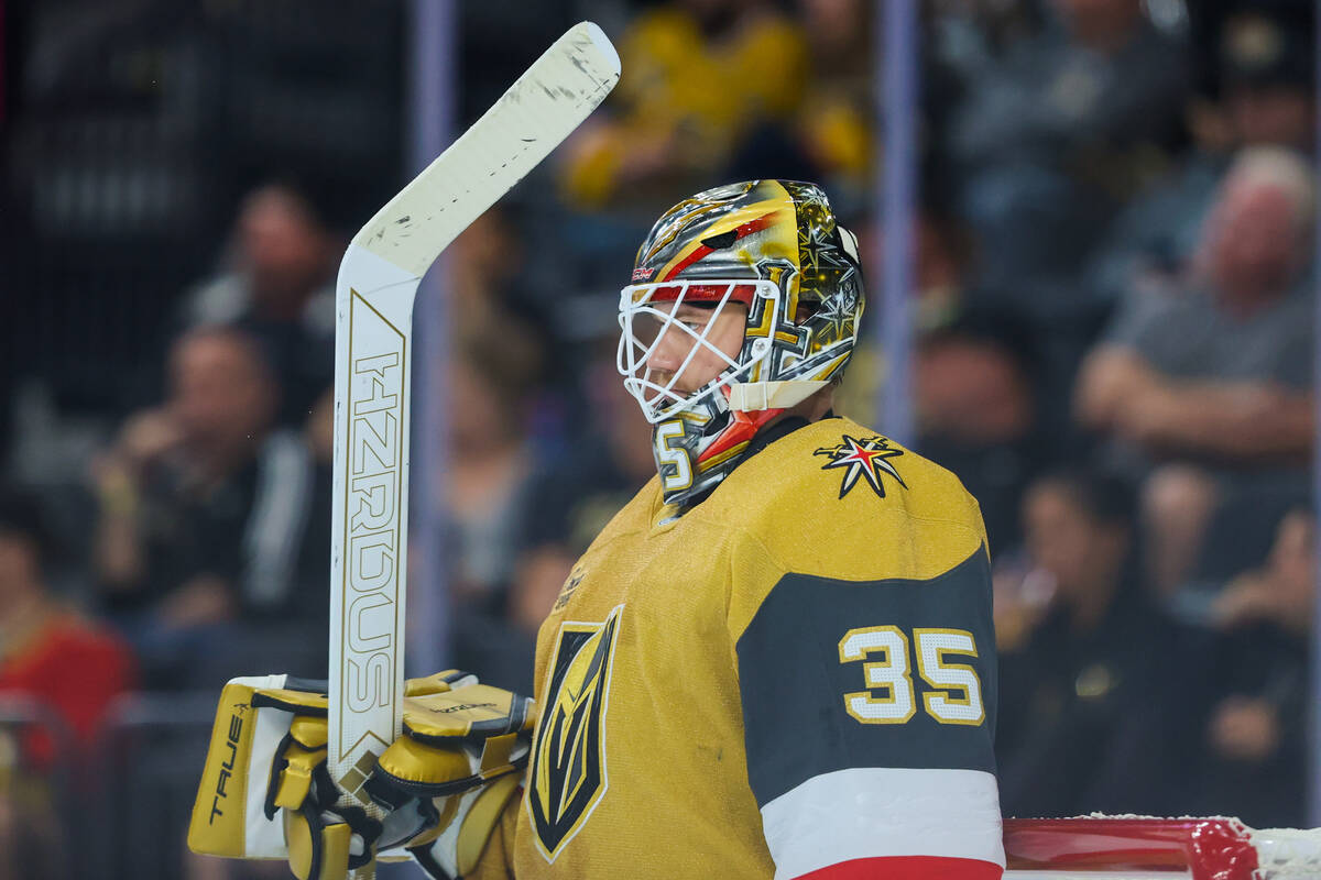 Ilya Samsonov making Golden Knights debut against Anaheim Ducks ...