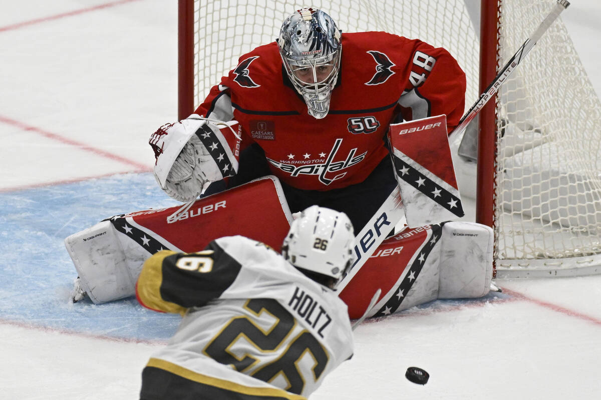 Golden Knights lose to Washington Capitals, Logan Thompson | Golden Knights | Sports