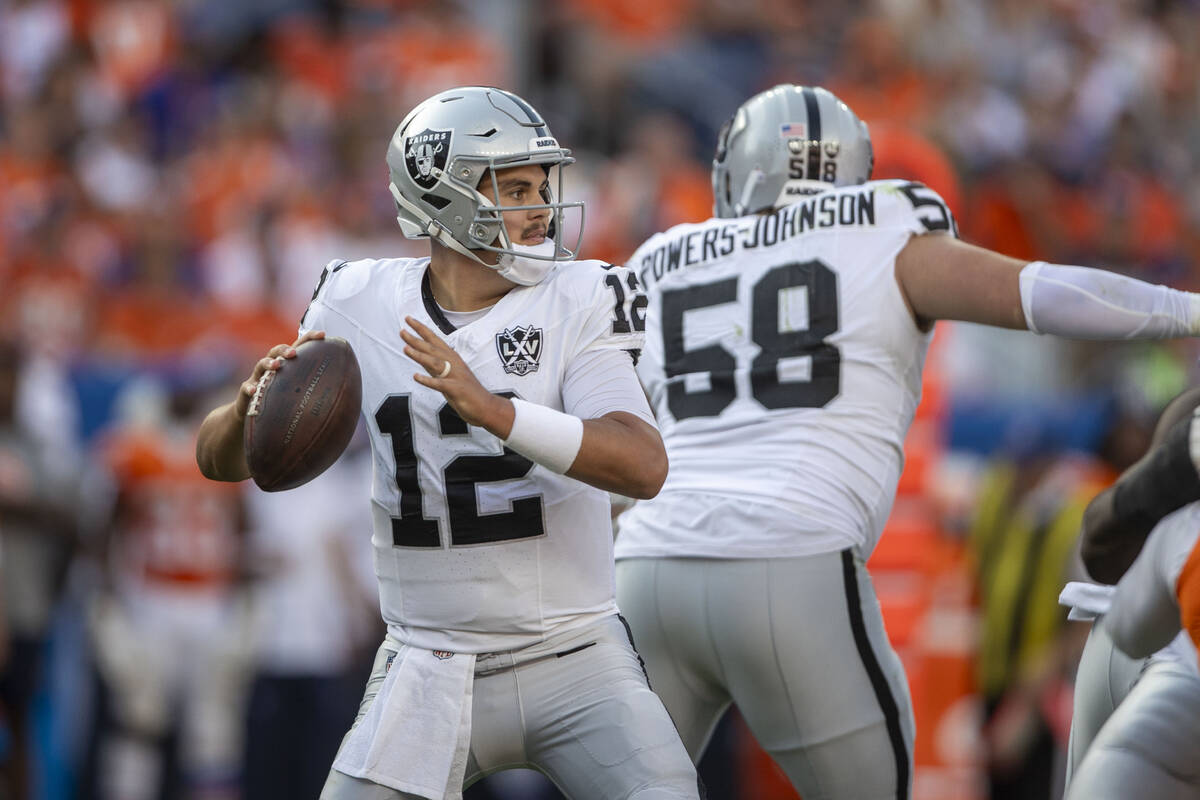 Raiders’ Aidan O’Connell headed to IR, so team adds Desmond Ridder | Raiders News | Sports