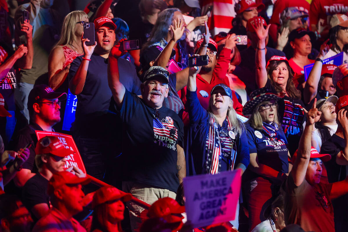 5 takeaways from Trump rally at UNLV in Las Vegas — PHOTOS | Nevada ...