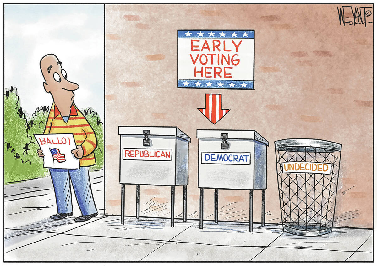 Where undecided voters put their ballots | CARTOONS | Drawing Board ...