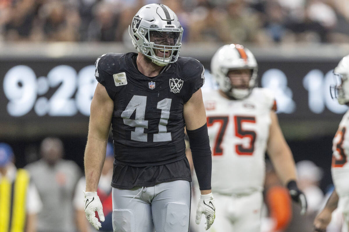 Robert Spillane active for Raiders on Sunday against Bengals | Raiders ...