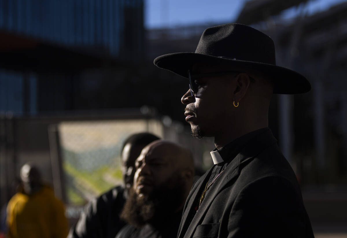 Hundreds march in Las Vegas to honor of Brandon Durham, who was shot by ...