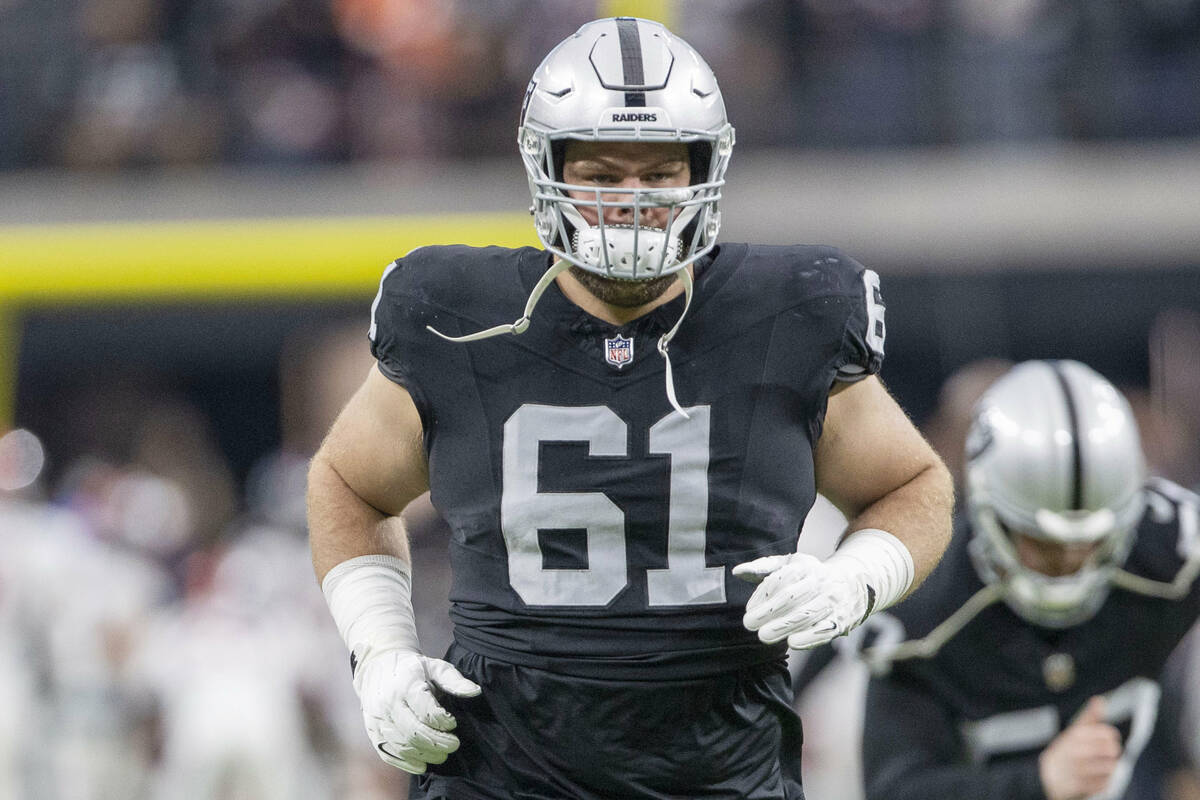 Raiders guard Jordan Meredith earns praise from Antonio Pierce | Ed ...