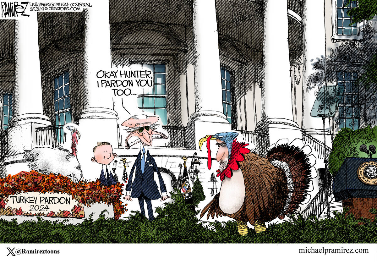 Gobble, gobble | CARTOON | Michael Ramirez | Opinion
