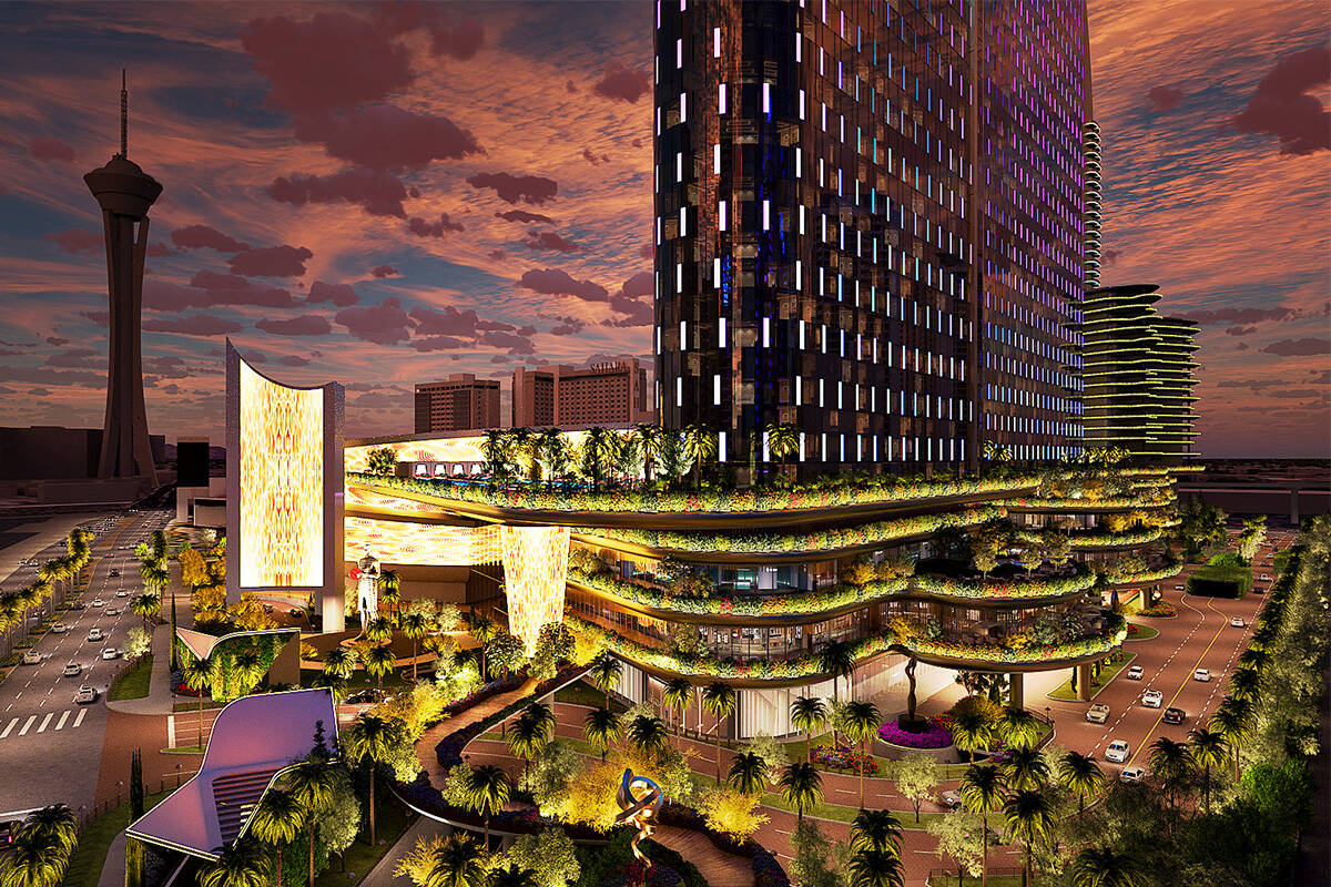 Clark County Commission approves permits for north Las Vegas Strip resort project | Clark County ...