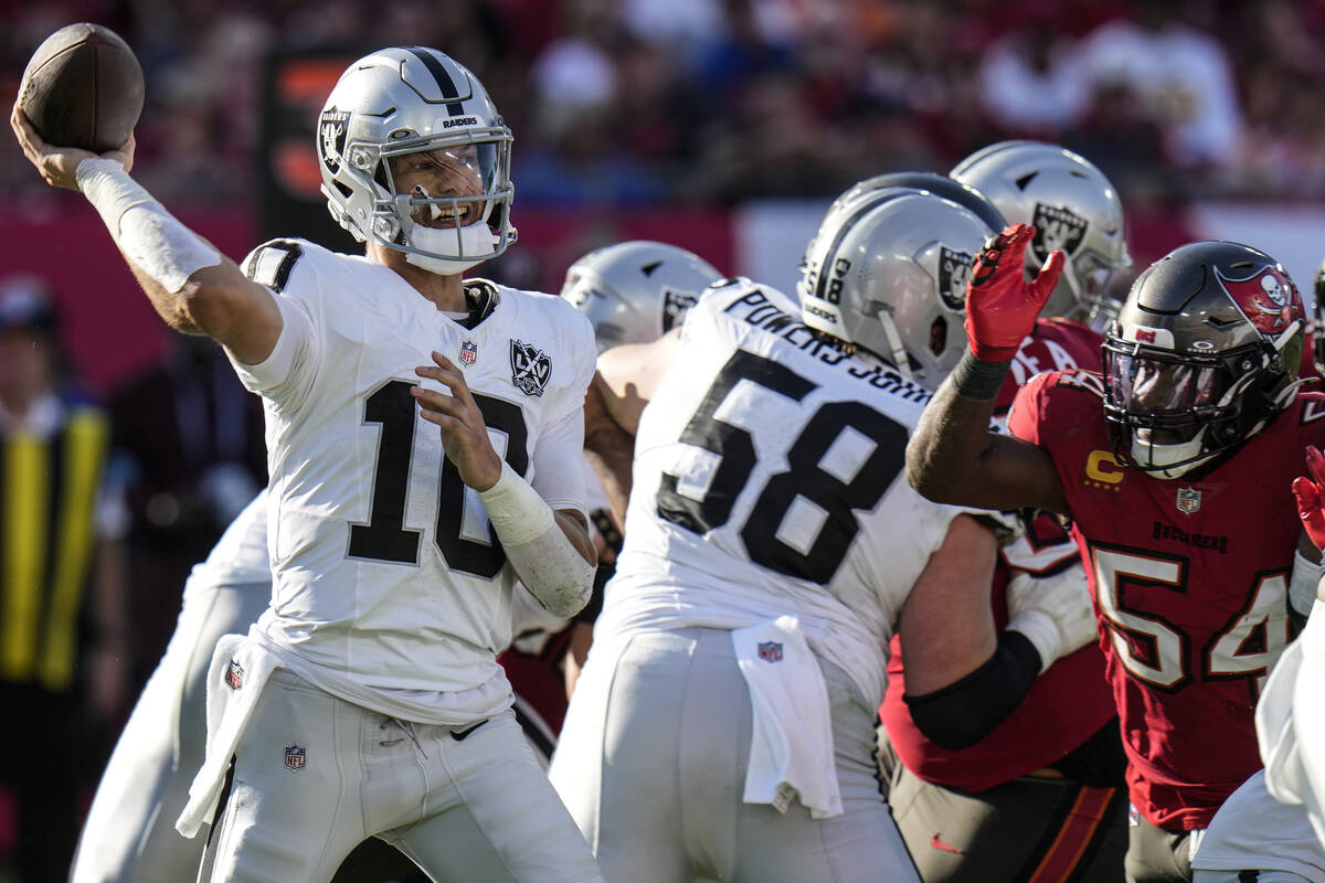 Raiders quarterback Desmond Ridder steps up with Aidan O’Connell hurt | Raiders News | Sports