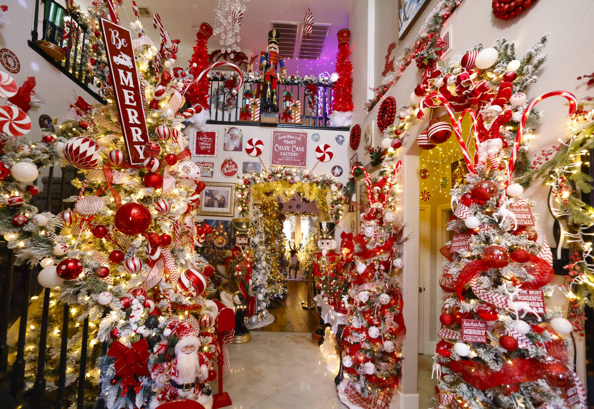 Las Vegas-area ‘Candy Cane House’ is a winter wonderland for a good ...