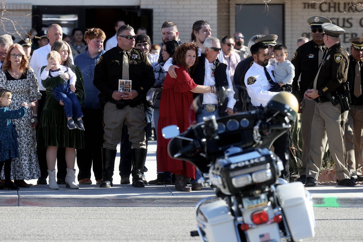 Las Vegas police officer Colton Pulsipher remembered in funeral in ...