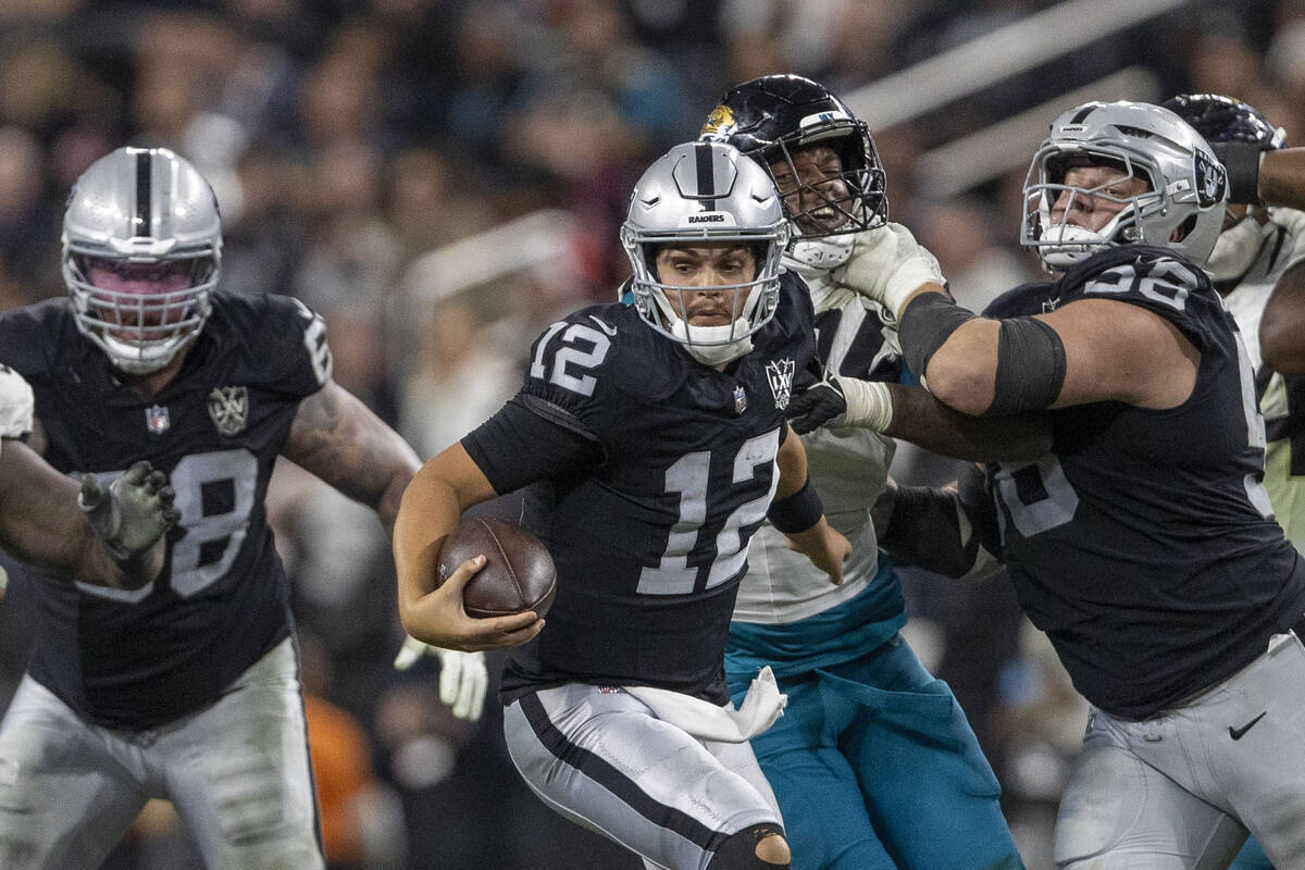 Raiders Aidan O Connell Isaiah Pola Mao play well against Jaguars Raiders News Sports