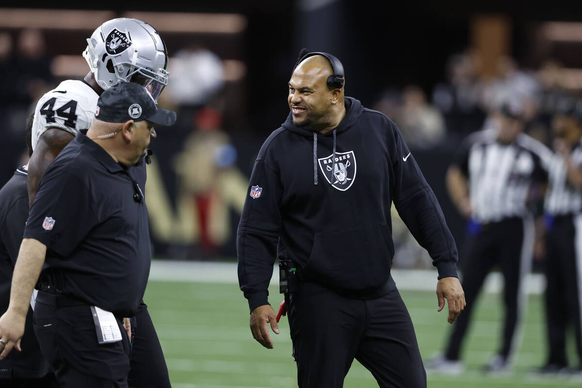 Raiders’ report card: Antonio Pierce deserves praise after win over Saints | Ed Graney | Sports ...