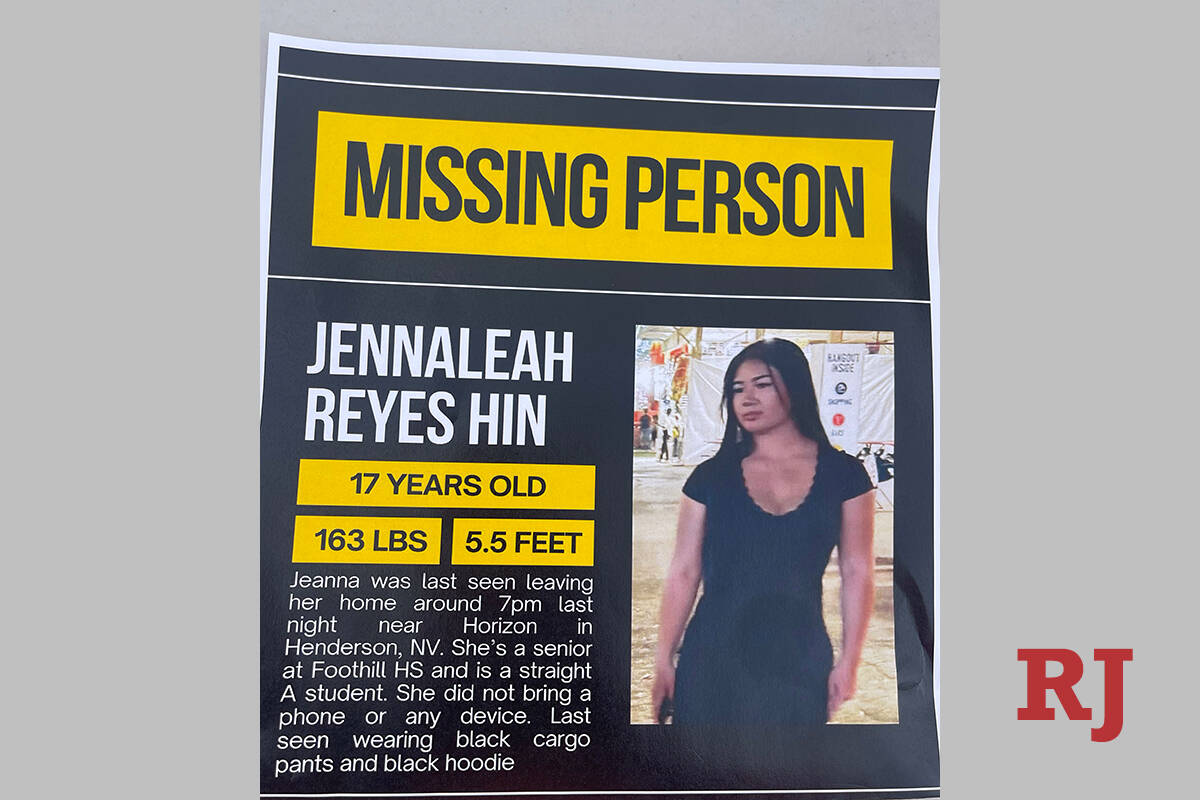 Body found in Henderson desert identified as missing teen | Henderson ...