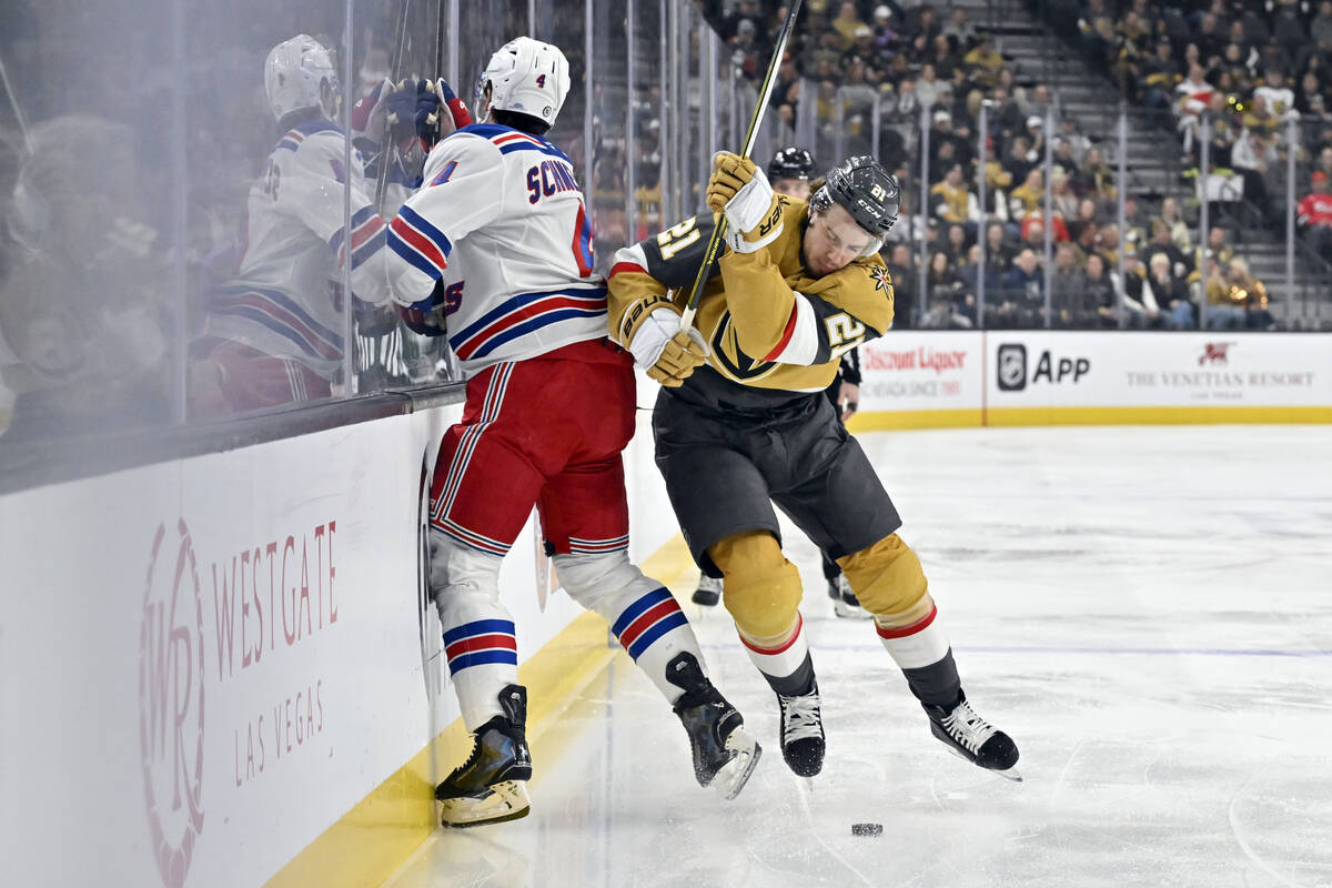 Golden Knights lose to New York Rangers on Adam Edstrom goal | Golden ...