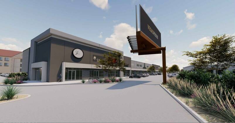 Retail plaza destroyed in fire being rebuilt near Las Vegas Strip ...