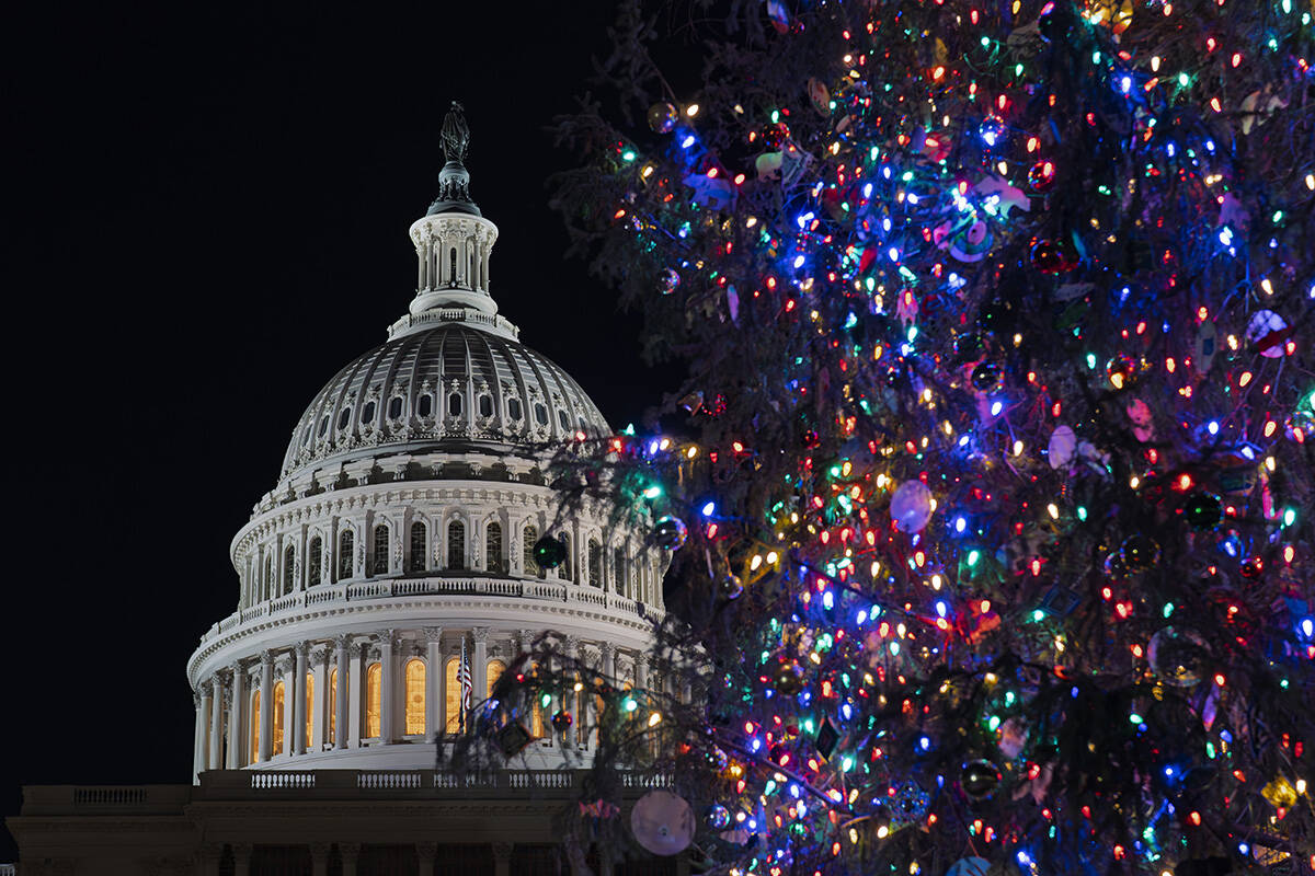 U.S. Capitol to display Christmas tree from Nevada for first time ...