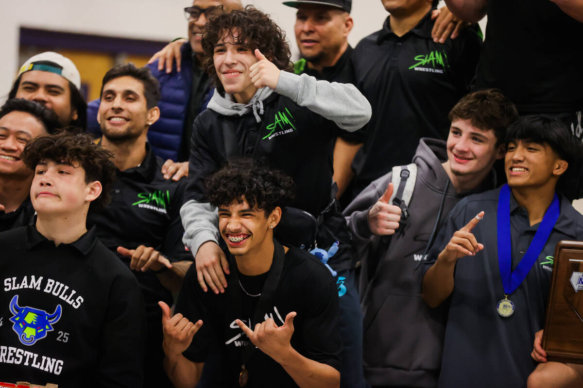 SLAM Academy wrestling wins Nevada high school region title | Nevada Preps