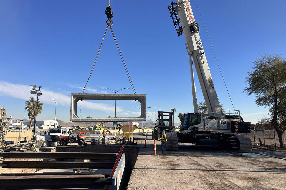 Sunset Road reopens near Boulder Highway in Henderson after storm drain ...