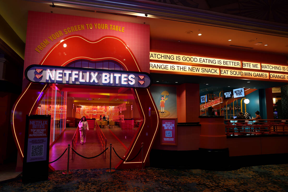 Netflix Bites restaurant opens on Las Vegas Strip — PHOTOS | Dining Out ...
