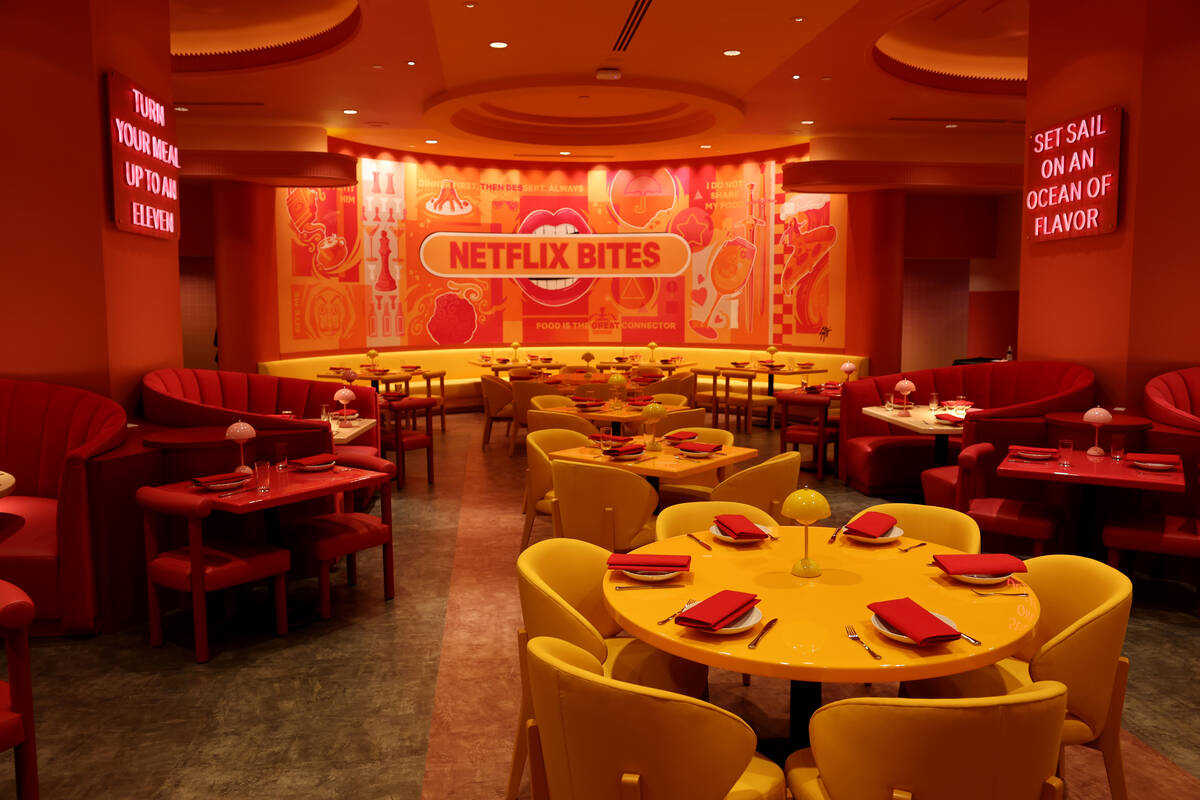 Netflix Bites restaurant opens on Las Vegas Strip — PHOTOS | Dining Out ...