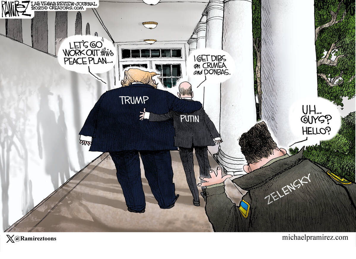 Ukraine negotiations | CARTOON | Michael Ramirez | Opinion