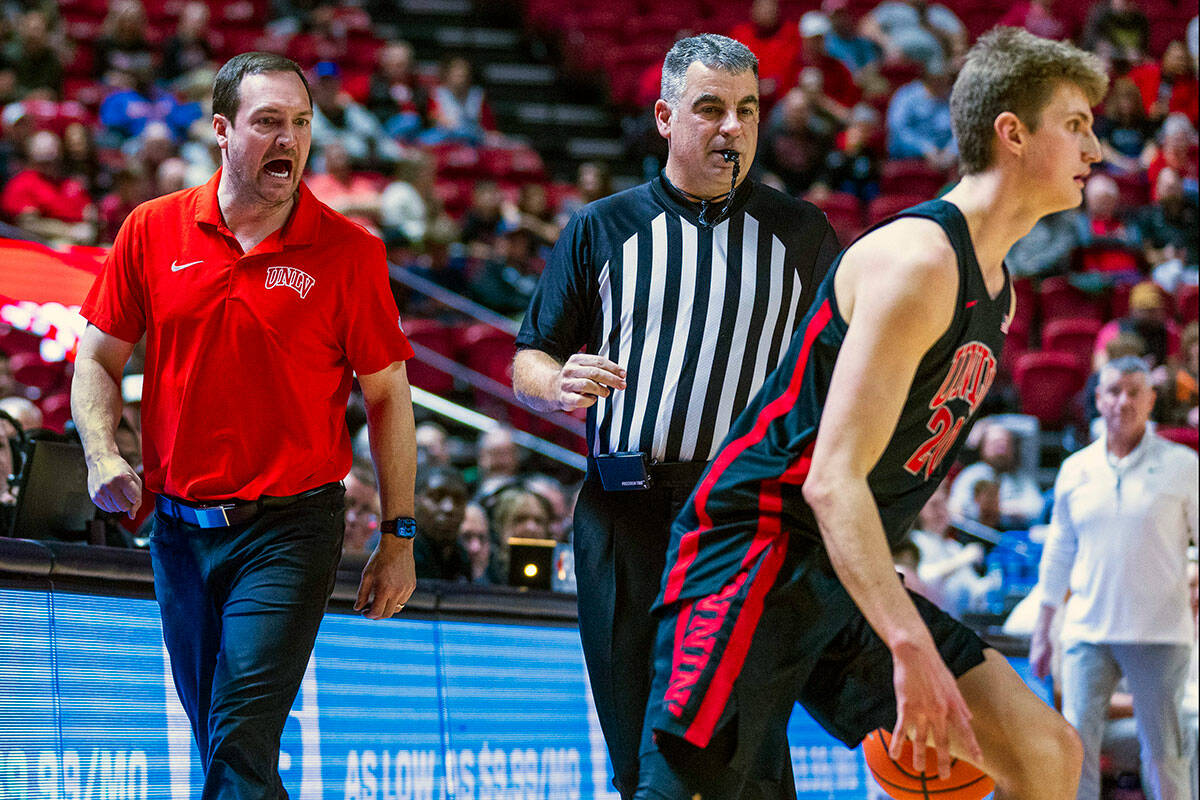 UNLV men’s basketball prepares to face Air Force at Thomas & Mack ...