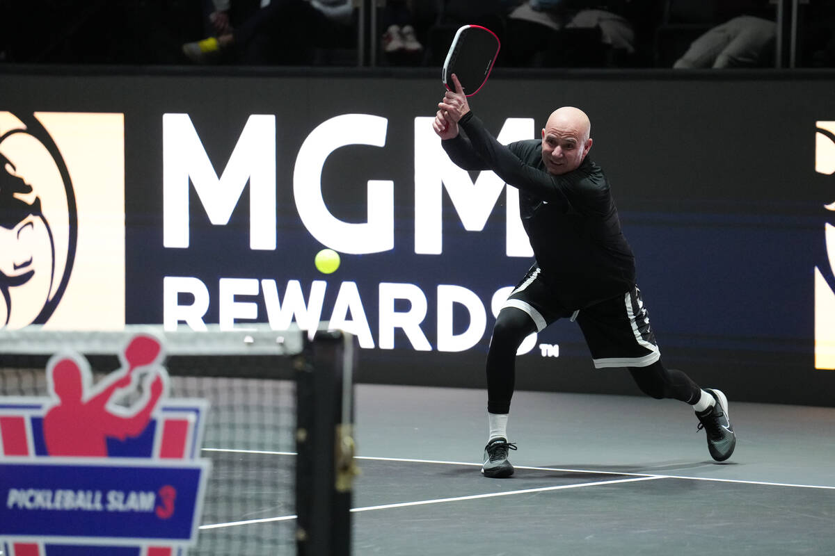 Andre Agassi, Steffi Graf prevail in Las Vegas pickleball spectacle ...