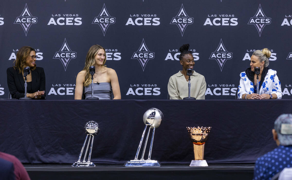 Las Vegas Aces introduce offseason additions Jewell Loyd, Elizabeth ...