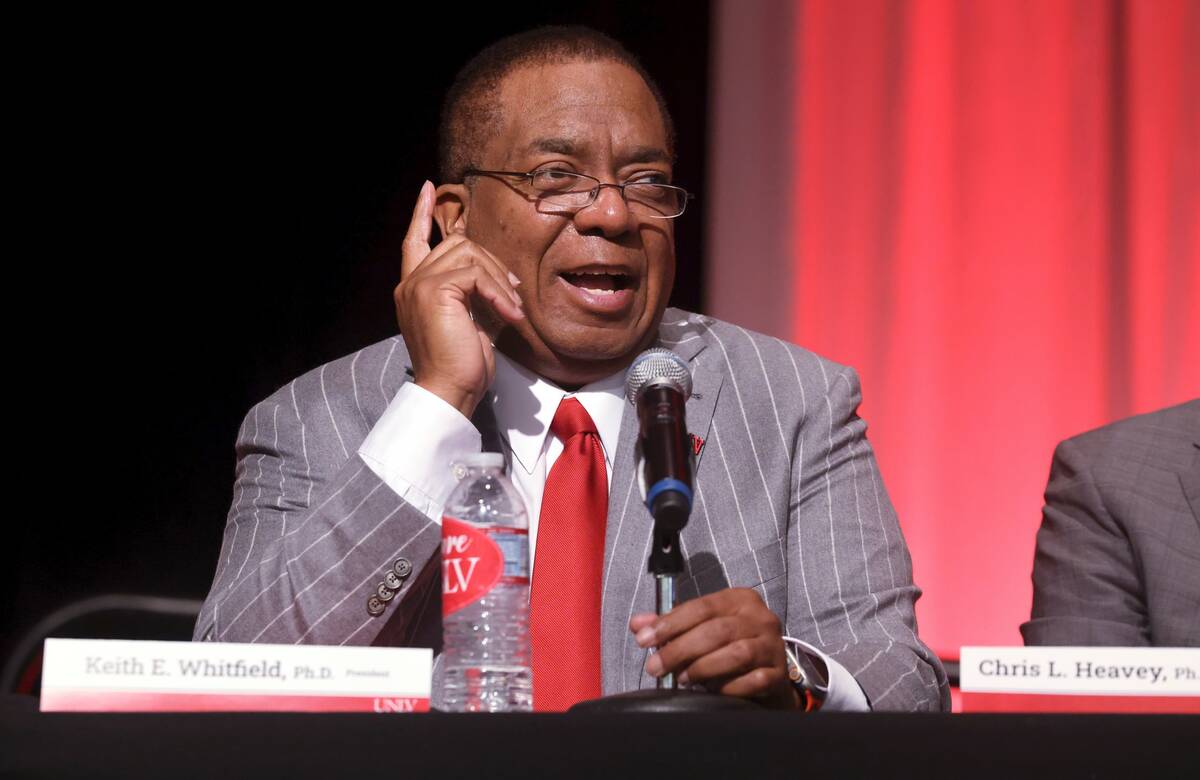 UNLV president Keith Whitfield resigns | Education | Local