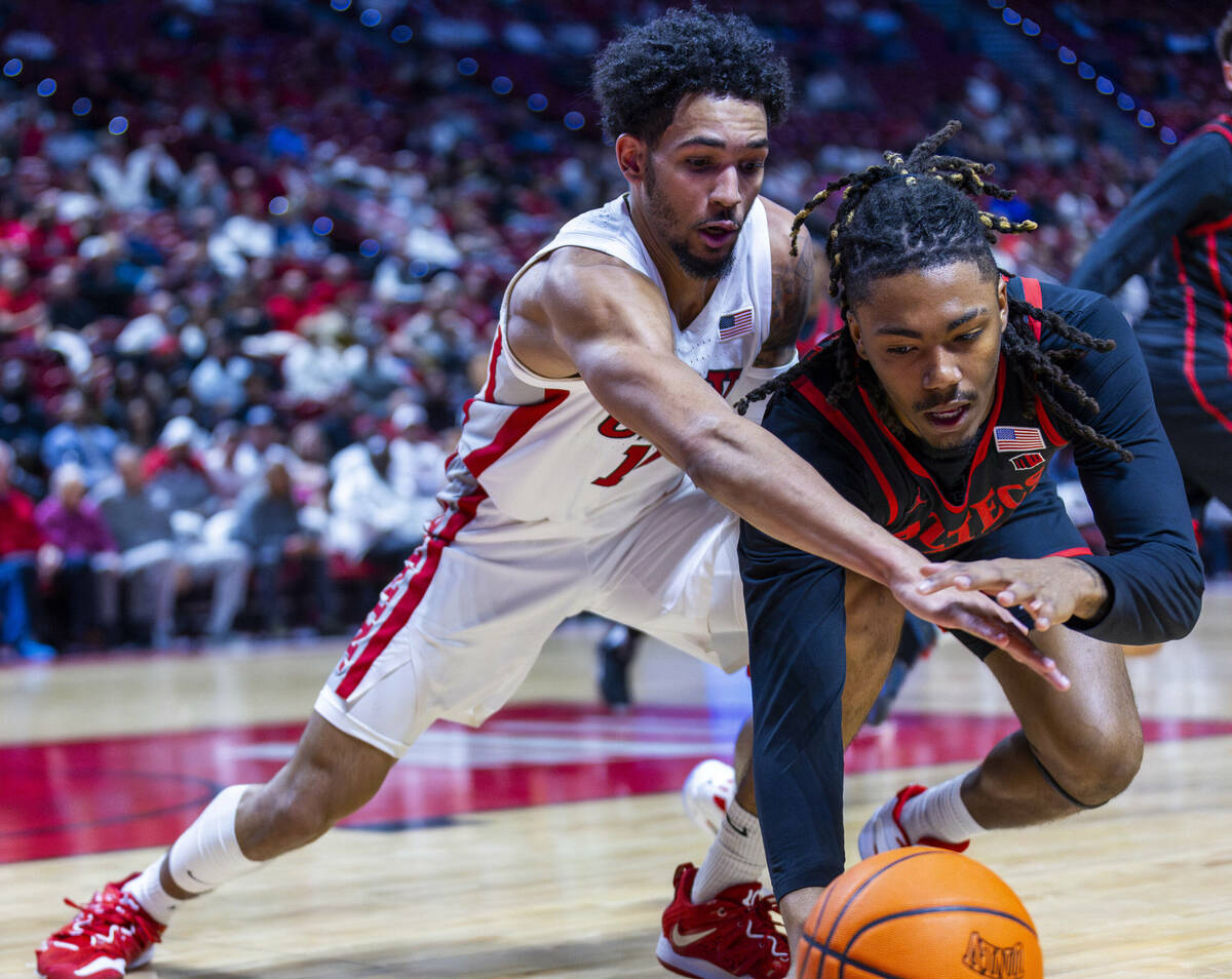 UNLV basketball defeats San Diego State behind Julian Rishwain | UNLV ...