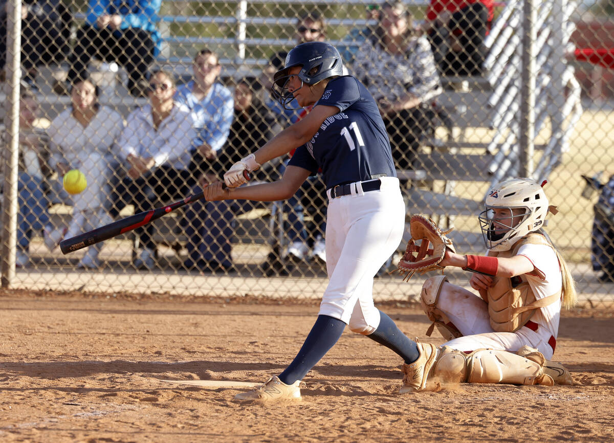Nevada High School Softball Arbor View Defeats Shadow Ridge — Photos