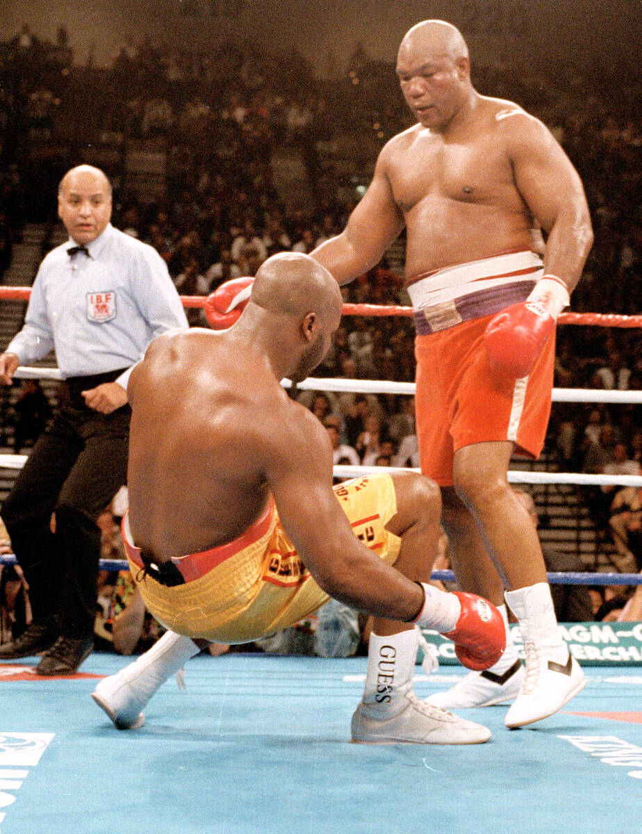 George Foreman had memorable history with Las Vegas, Jim Lampley ...