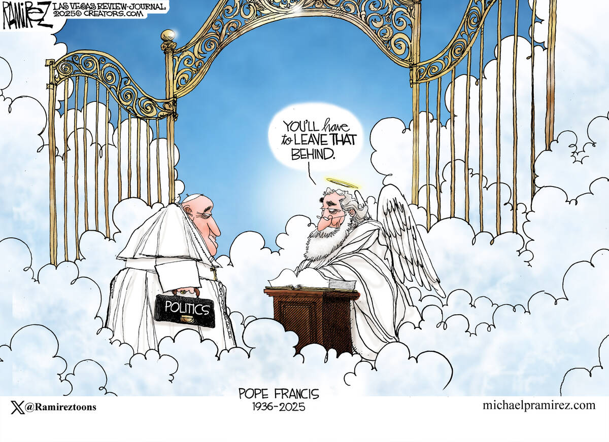 The death of the pope | CARTOON | Michael Ramirez | Opinion