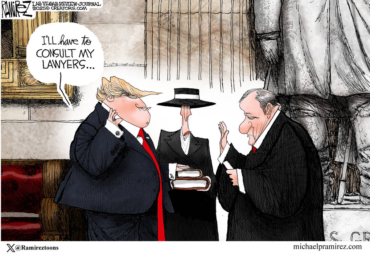 Lawyered up | CARTOON | Michael Ramirez | Opinion