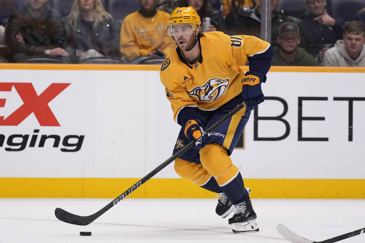 Jonathan Marchessault reportedly open to trade from Nashville Predators ...
