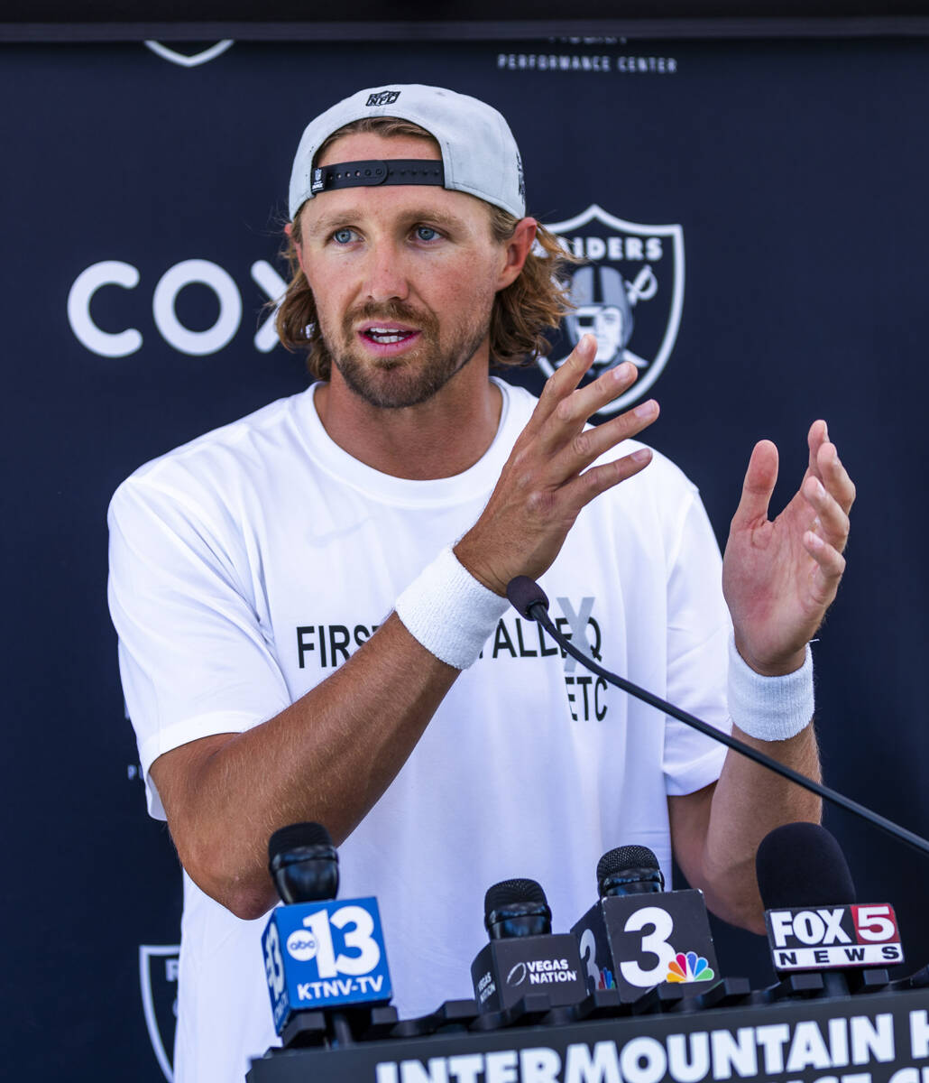 Raiders’ AJ Cole signs record punter contract, enjoys continuity ...