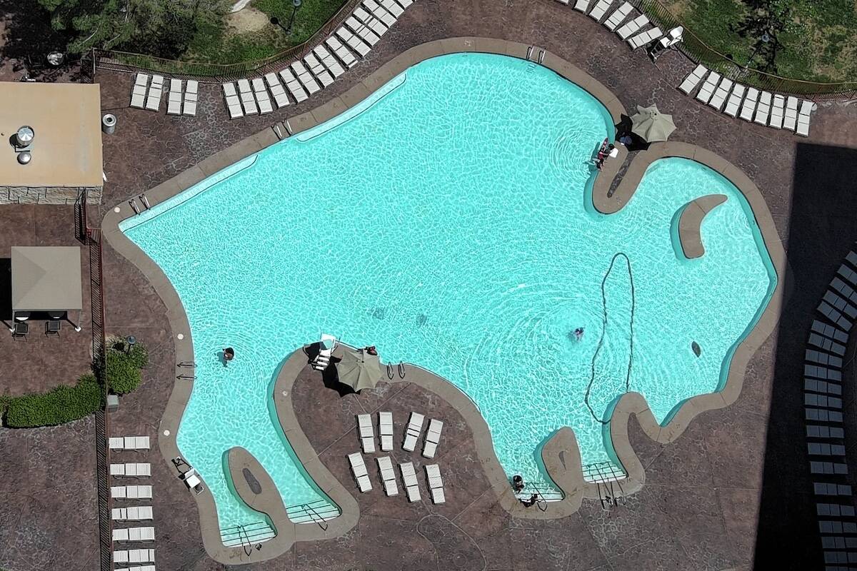 Buffalo Bill’s resort near Las Vegas features buffalo-shaped pool ...