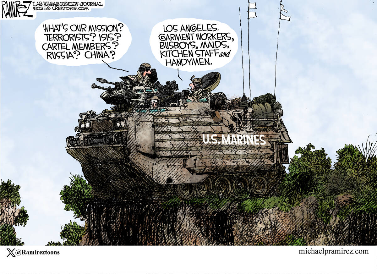 Los Angeles raids | CARTOON | Michael Ramirez | Opinion
