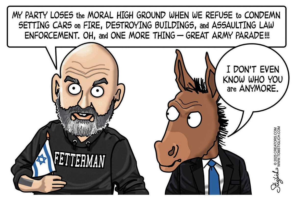 Why the left hates Fetterman now | CARTOONS | Drawing Board | Opinion