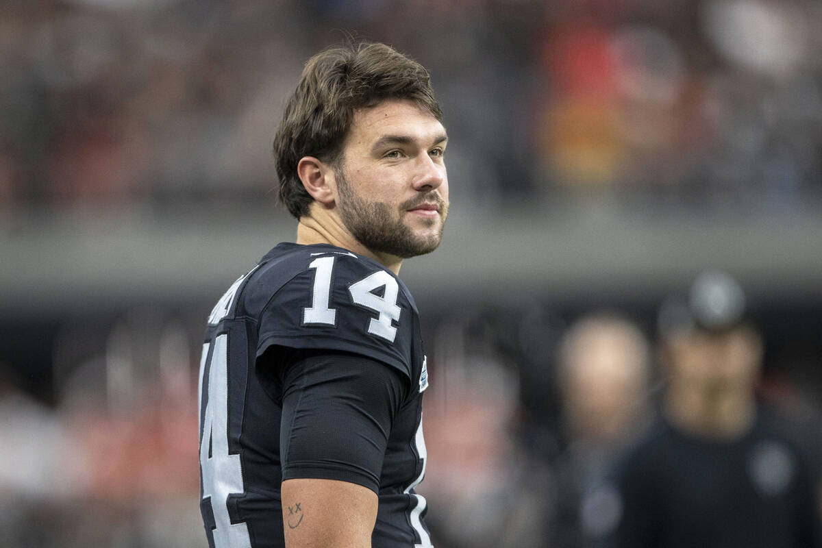 Raiders waive quarterback Carter Bradley before training camp | Raiders ...