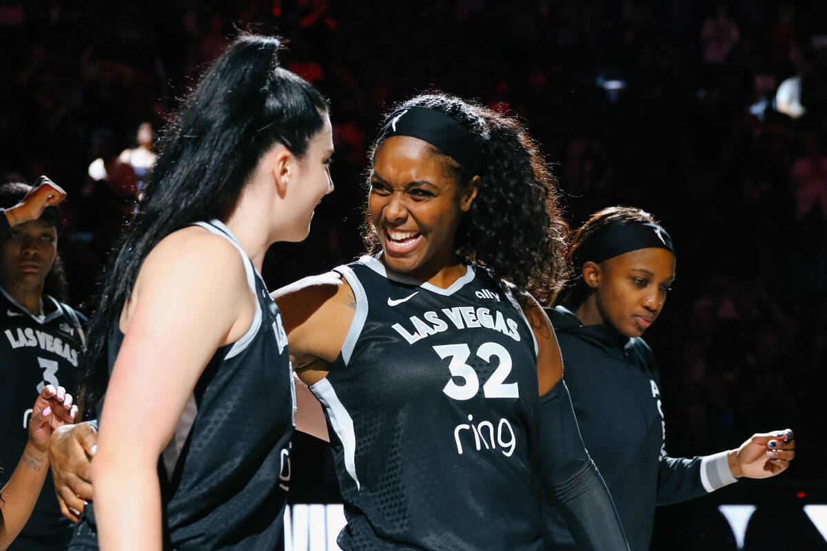 Las Vegas Aces’ Cheyenne Parker-Tyus debuts in win over Chicago Sky ...