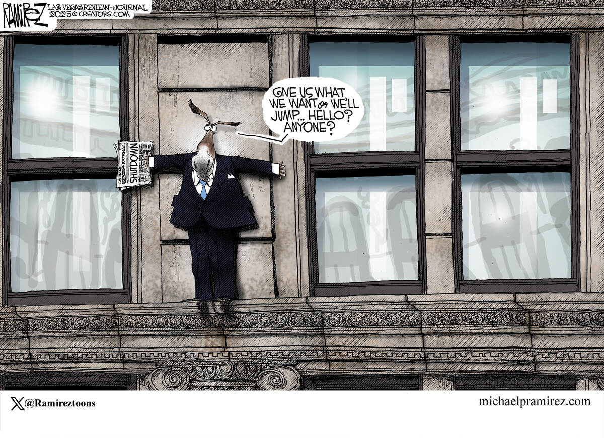 Shutdown politics | CARTOON | Michael Ramirez | Opinion