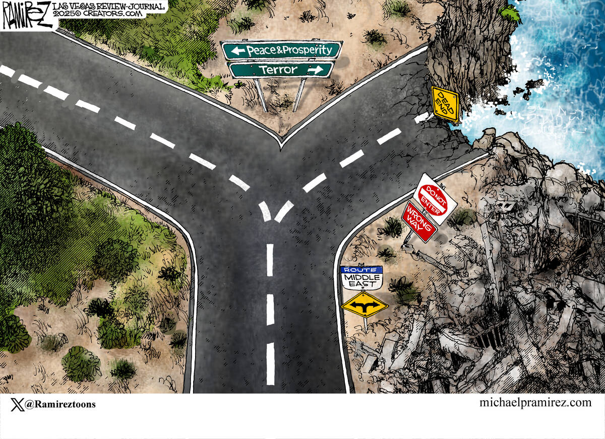 Wrong turn would be deadly | CARTOON | Michael Ramirez | Opinion